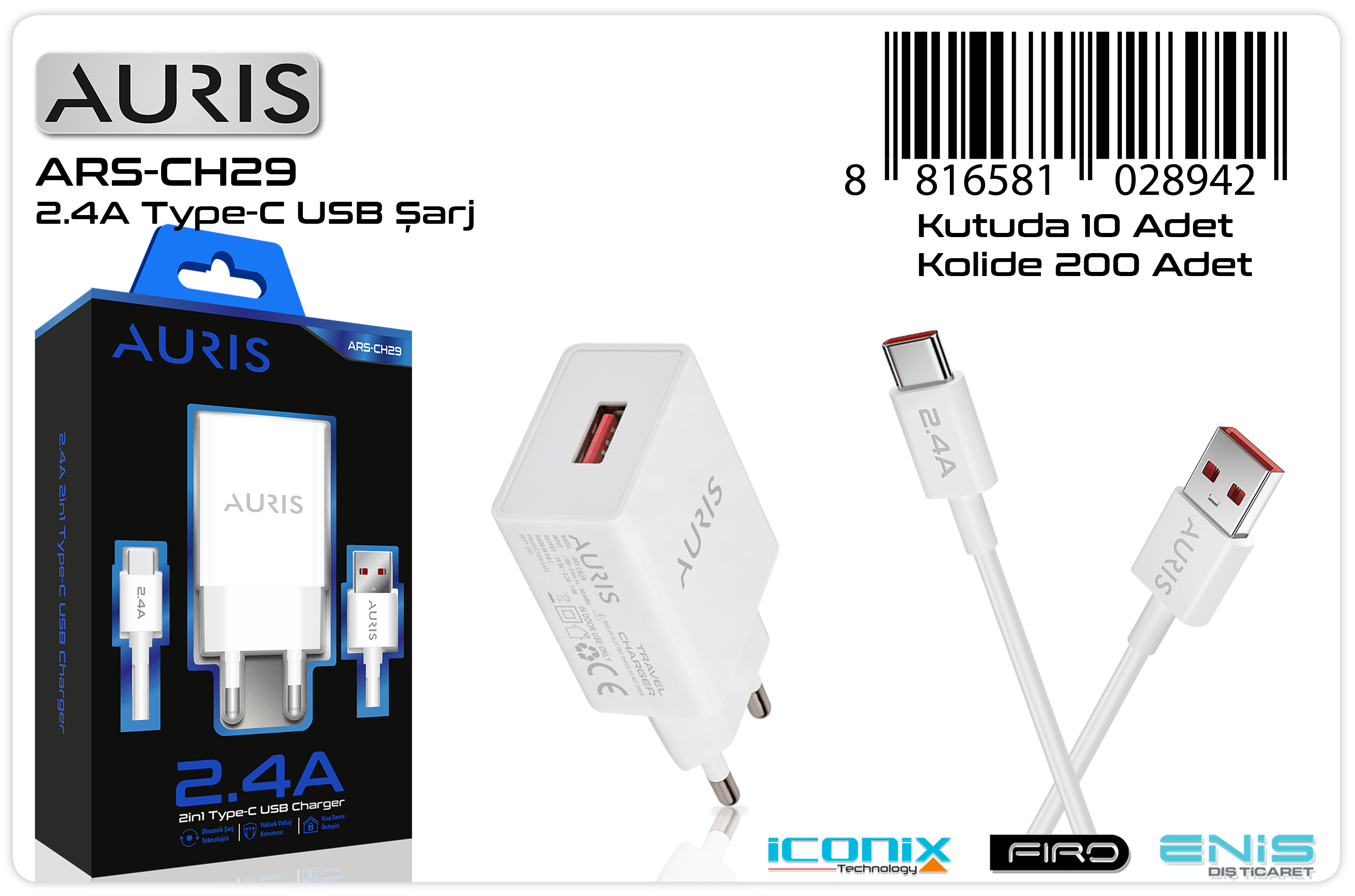 CH29 Type-C Set 2.4A